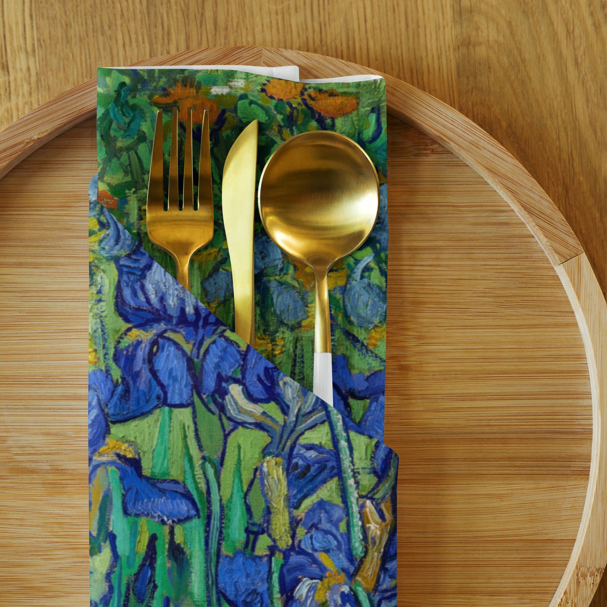 Vincent Van Gogh - Cloth Napkin Set of 4 (20"x20") Impressionist Table ...