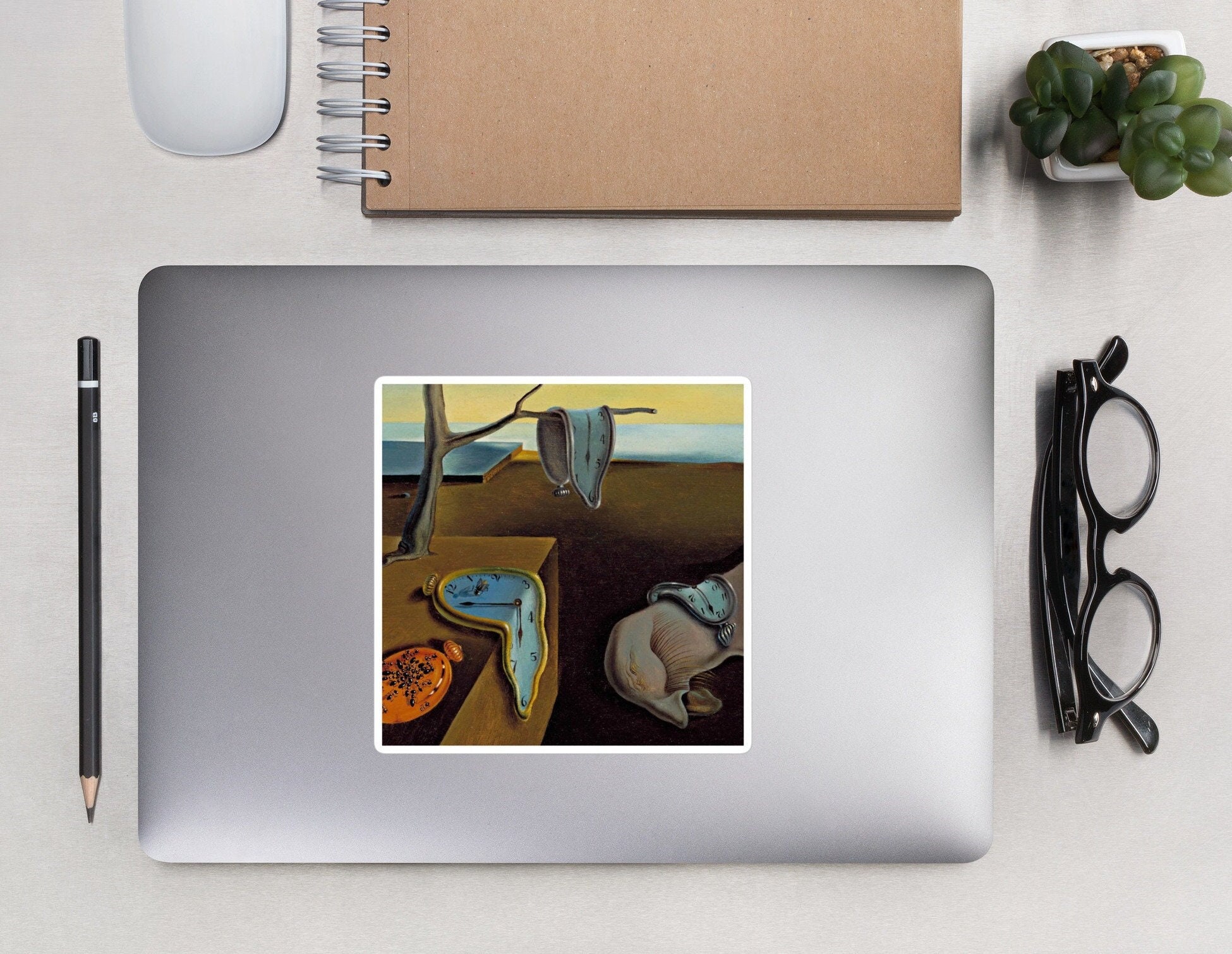 Dali's Persistence of Memory Art-inspired Sticker 5.5x5.5 - Etsy