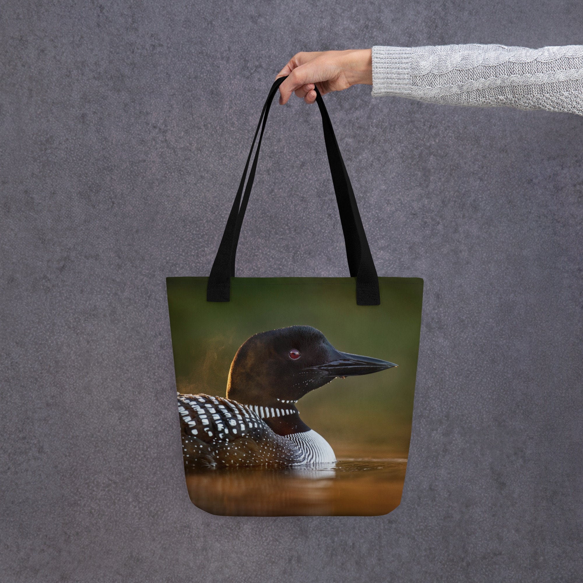 Minnesota Common Loon - State Bird Inspired Tote Bag - Shopping Travel ...