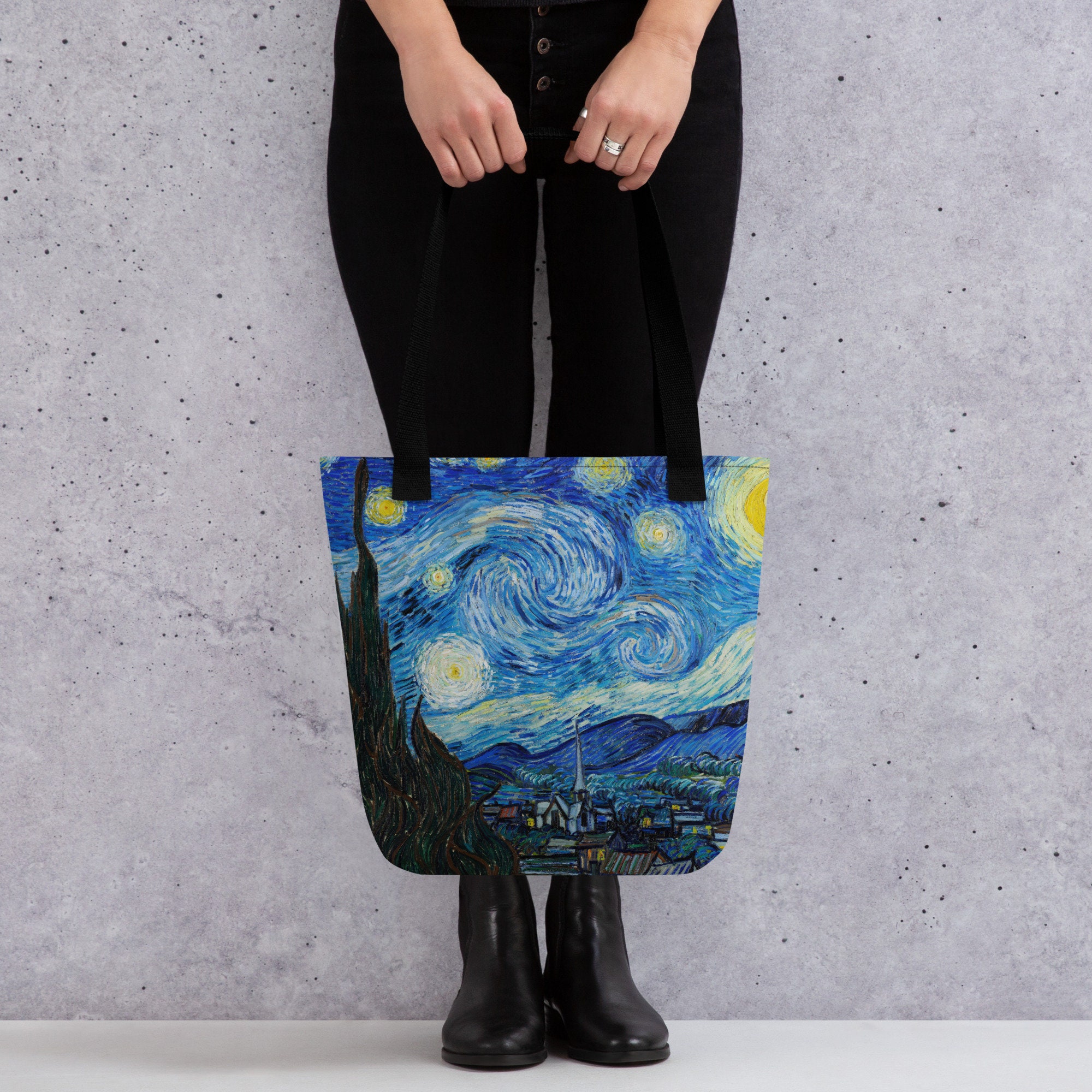 Vincent Van Gogh's Starry Night Tote Bag Impressionist Art-lover Gift ...