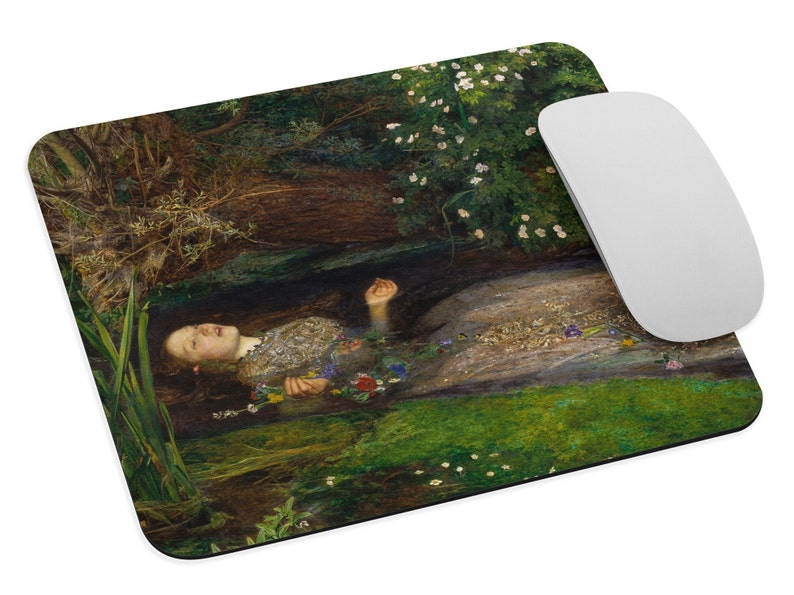 Ophelia Mouse Pad - Classic Art-inspired Tech Accessories - Office ...