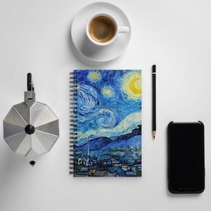 Starry Night - Vincent Van Gogh - Painting - Impressionist - Spiral ...