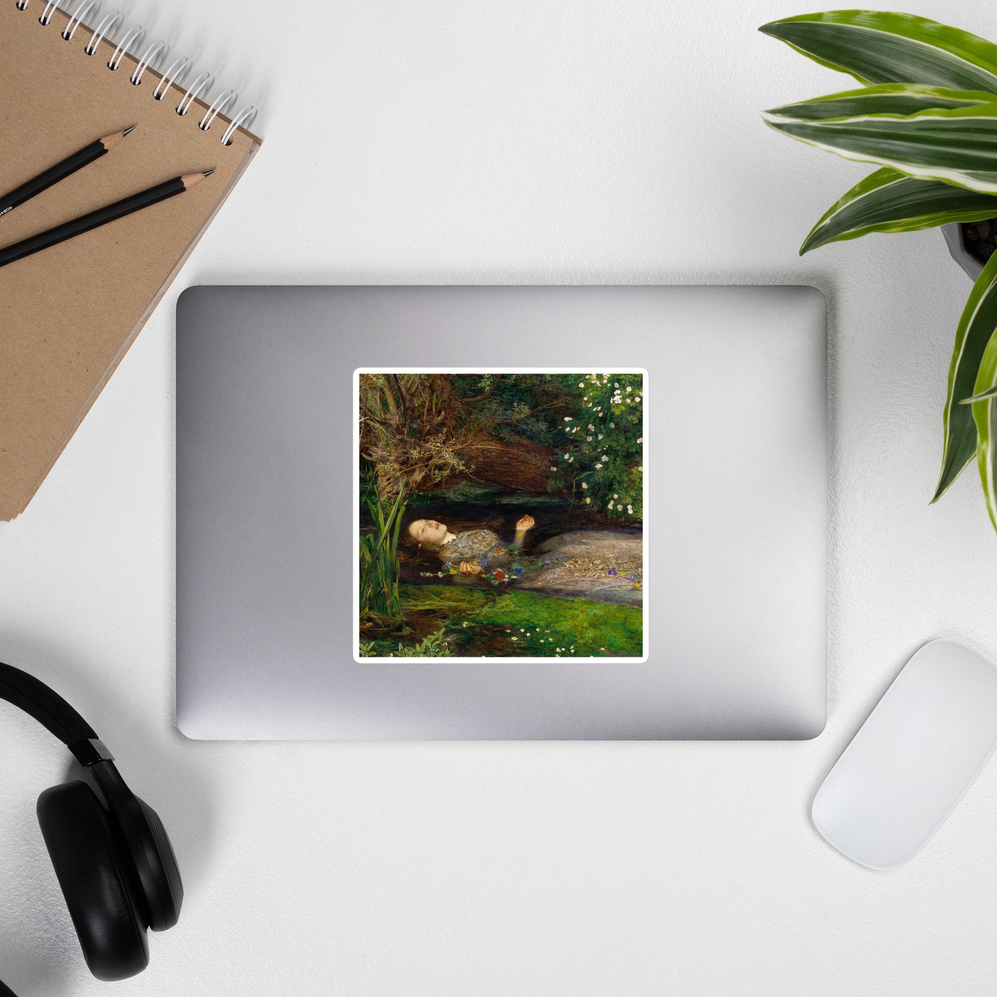 Ophelia by Millais Art-inspired Bubble-free Sticker 5.5x5.5 - Etsy
