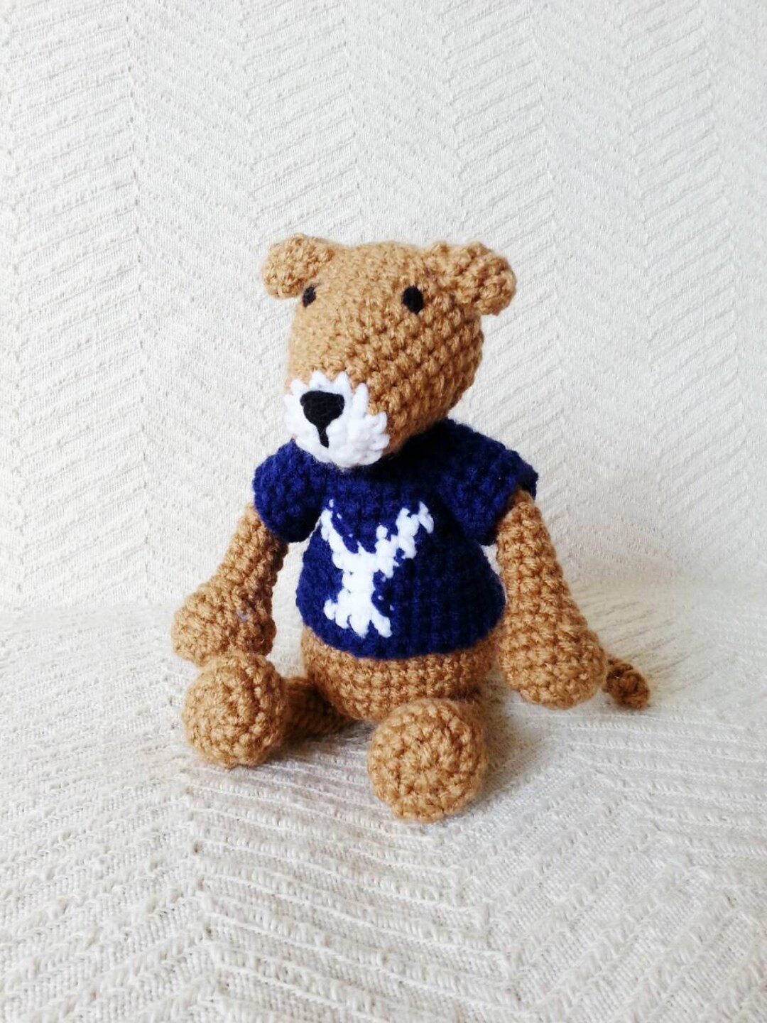 Baby Rattle BYU Cougar/ Crochet Amigurumi Cougar/ Crochet Animal ...