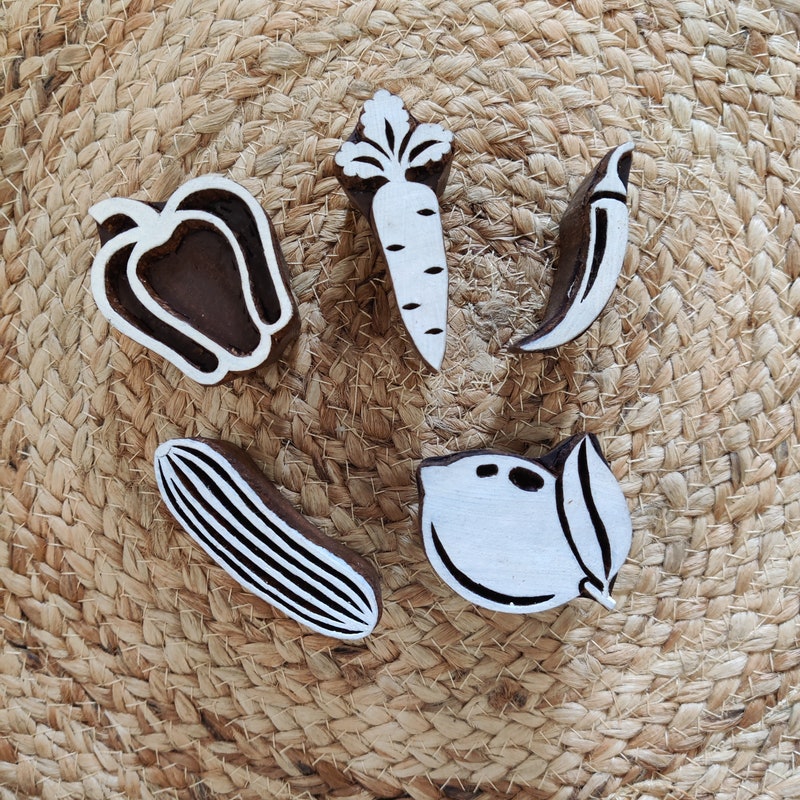 Vegetable Stamp - Etsy
