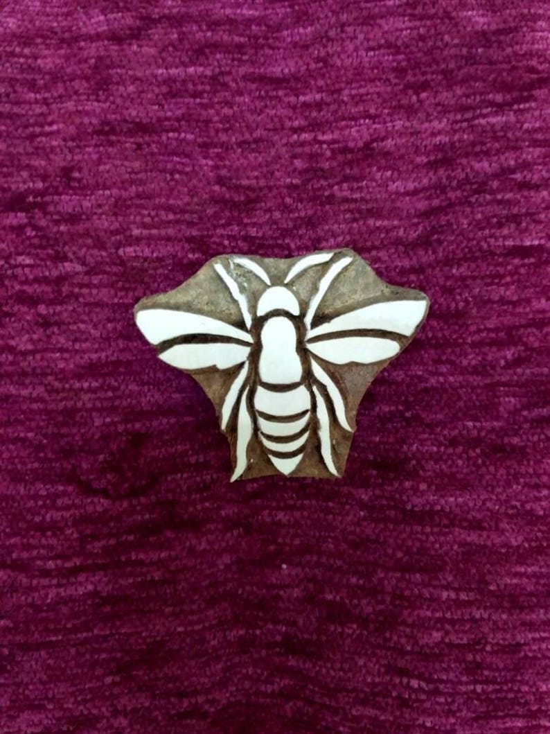 Wood Block Printing Stamp Textile Stamp Fabric Stamps | Etsy