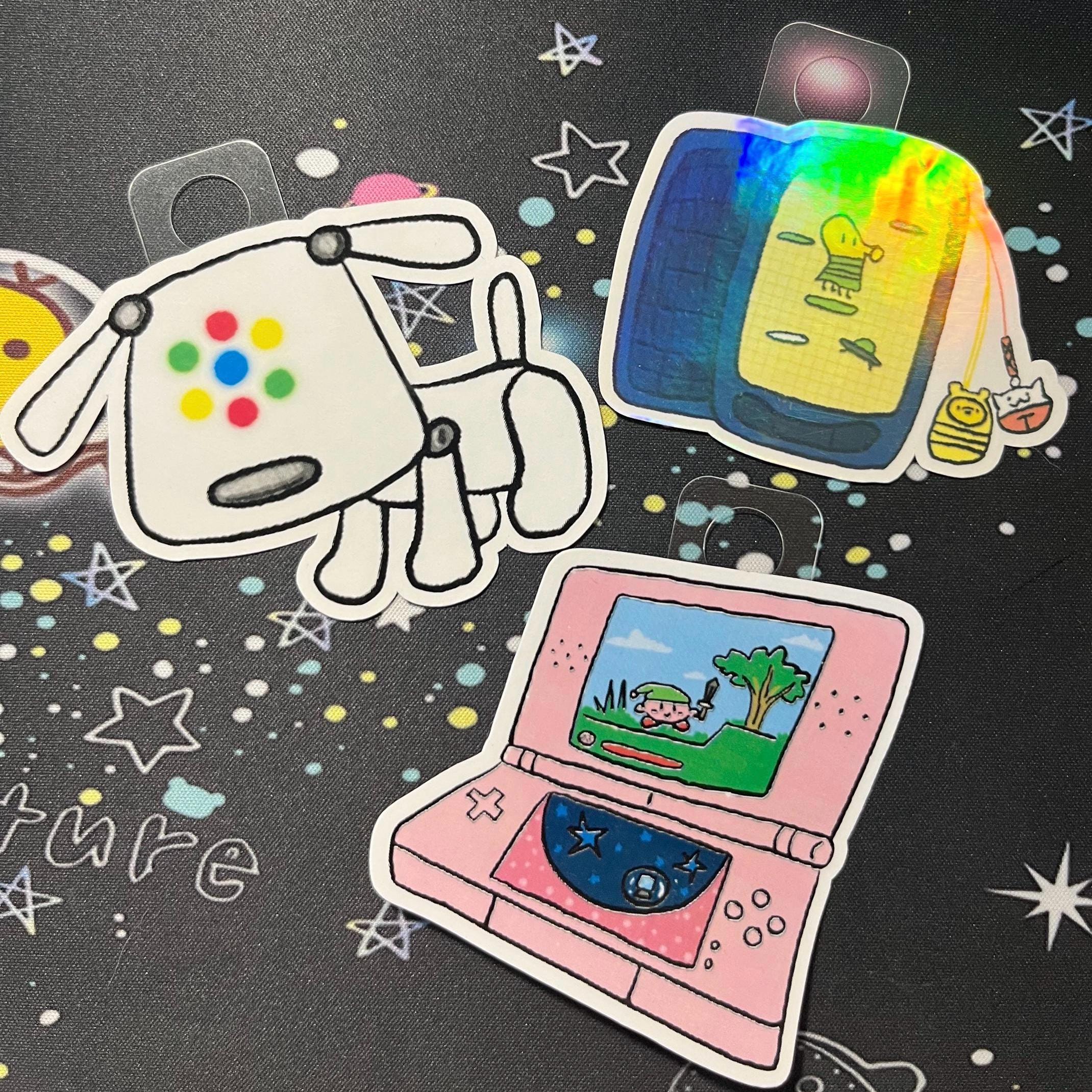 Cute Childhood Gadgets Stickers -fan Art, Aesthetic Sticker, Decals ...