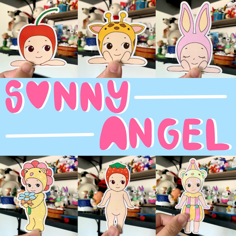 Sonny Angels Stickers Cute Fan Art, Decal, Vinyl Sticker, for Water ...