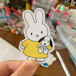 Bunny Miffy Cute Sticker Fan Art, Decal, Vinyl Sticker, for Water ...