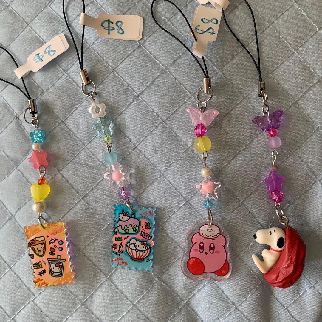 Phone Charm Strap Cute, Kawaii, Fanart - Etsy
