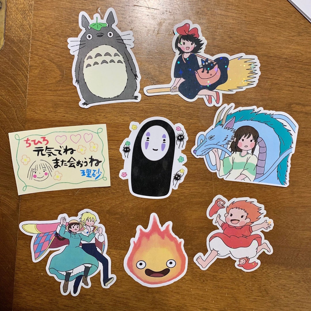 Anime Movies Whimsical - Fan Art, Aesthetic Anime Cartoon Stickers ...