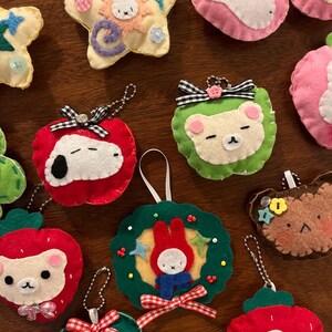 Felt Keychains Handmade L Keychain - Etsy