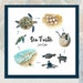 Watercolor Sea Turtle Life Cycle Clip Art and Print - Etsy