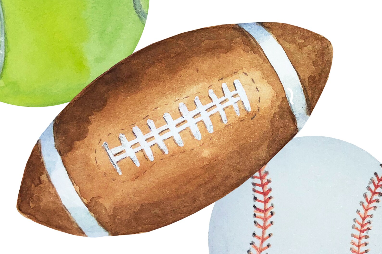 Watercolor Balls Clip Art Set - Etsy