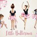 Watercolor Ballerinas Clip Art Set - Etsy