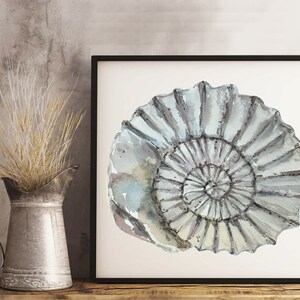 Fossils Watercolor Clip Art Set - Etsy
