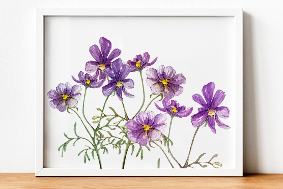 Flower Life Cycle Clip Art and Print - Etsy