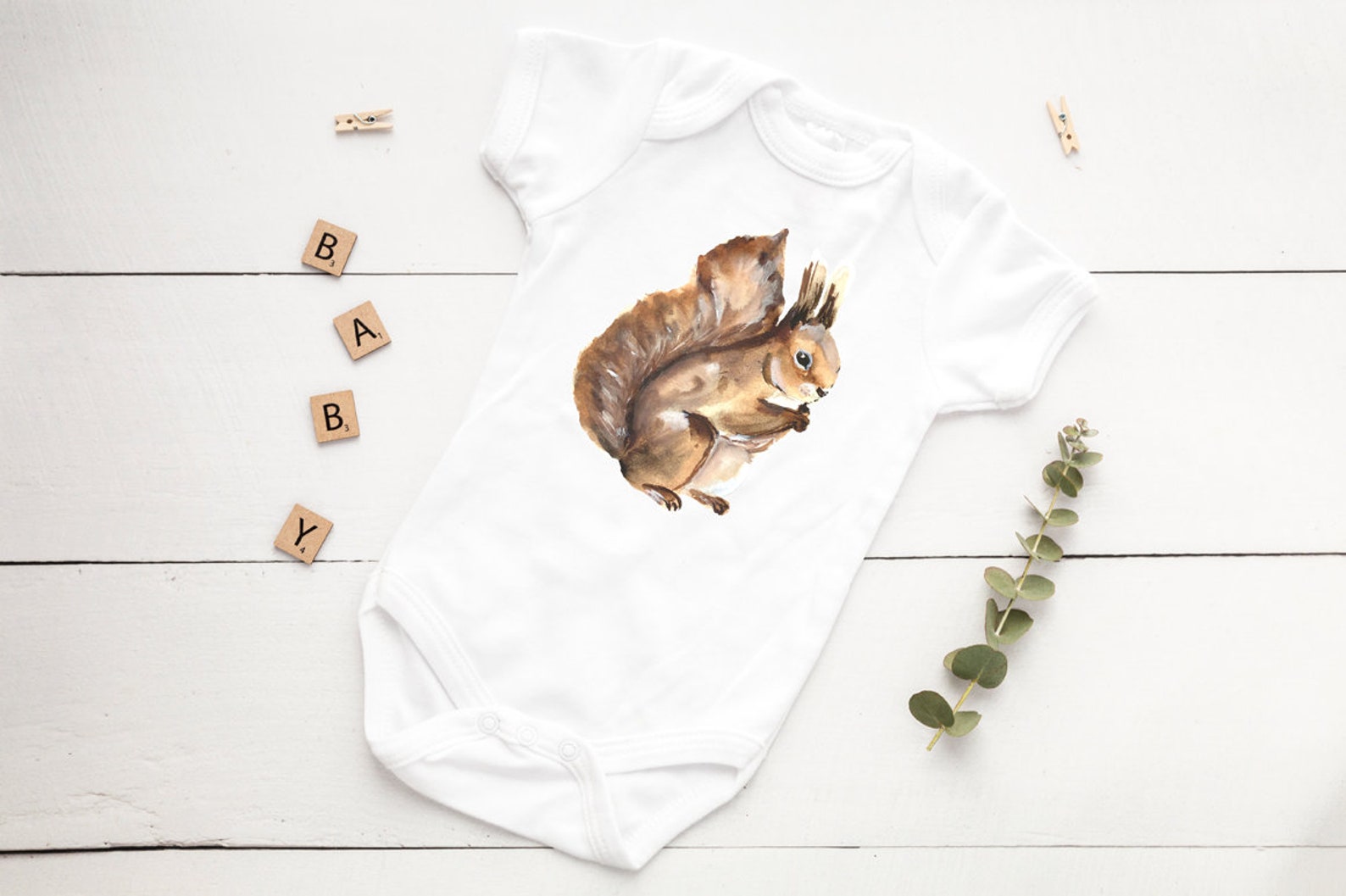 Watercolor Winter Woodland Clip Art Set | Etsy