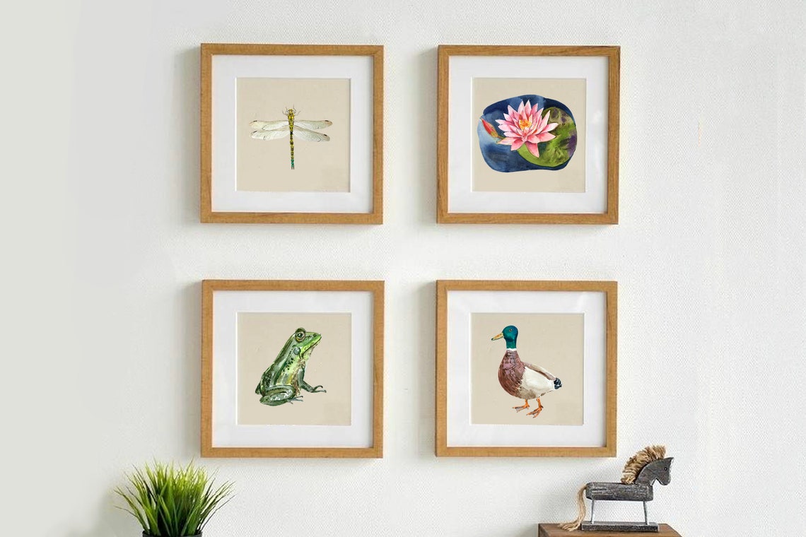 Pond and Lake Clip Arts and Posters - Etsy