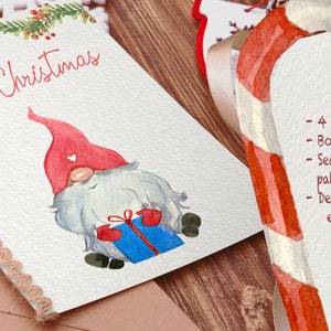 Gnomes in Winter Watercolor Clip Art - Etsy