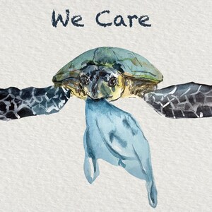 Watercolor Sea Turtle Life Cycle Clip Art and Print - Etsy