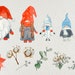 Gnome Family Watercolor Clip Art Set - Etsy
