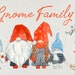 Gnome Family Watercolor Clip Art Set - Etsy