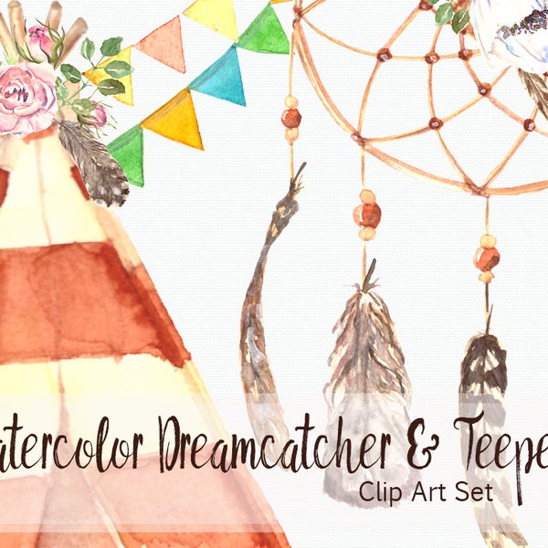 Teepee Clip Art - Etsy