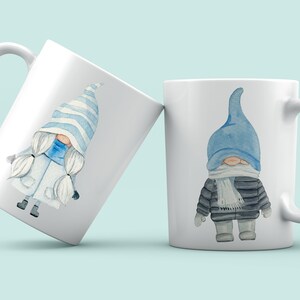 Gnome Family Watercolor Clip Art Set - Etsy