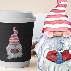 Gnomes in Winter Watercolor Clip Art - Etsy