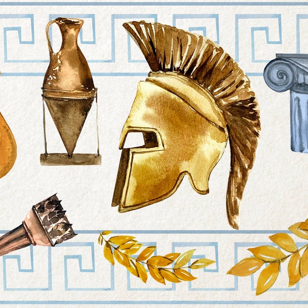 Greek Clip Art - Etsy