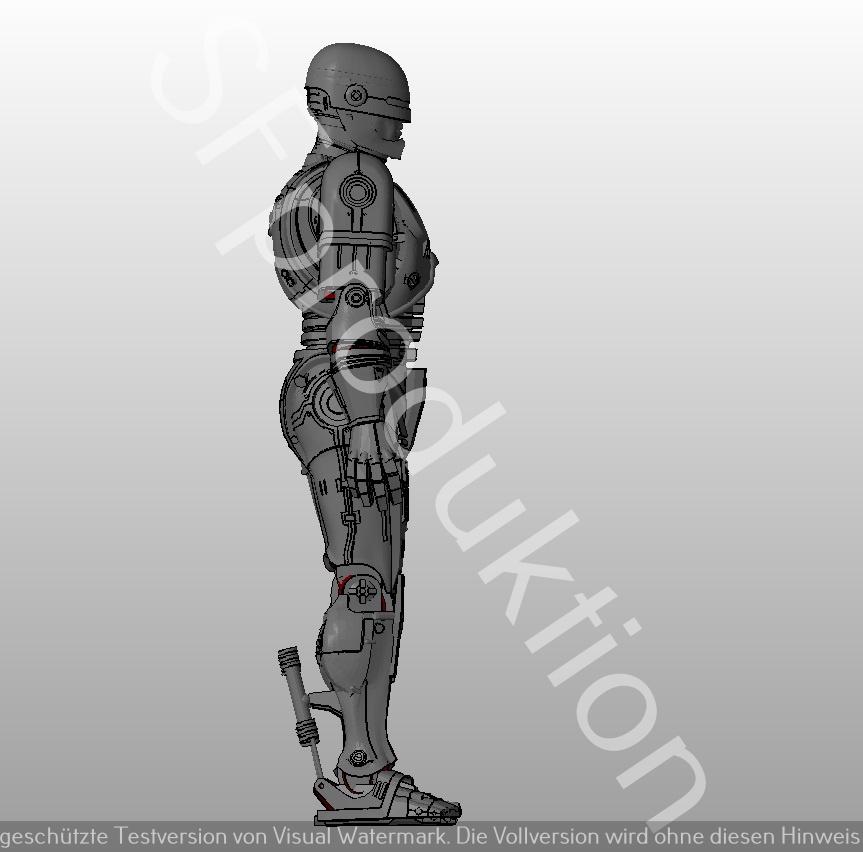 Robocop STL File Printable Lifesize Figure, Kit // Kit Replica Movable ...