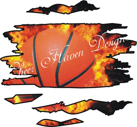 Basketball Flames Png INSTANT Digital Download Jpg Sublimation | Etsy