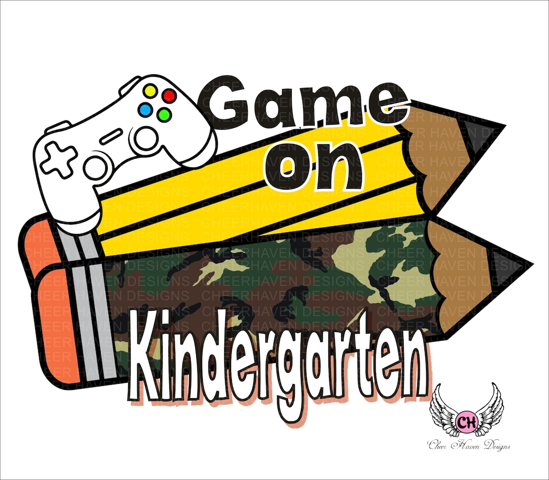 Game on Camouflage Pencil Back to School Camo Boy Girl * Digital ...