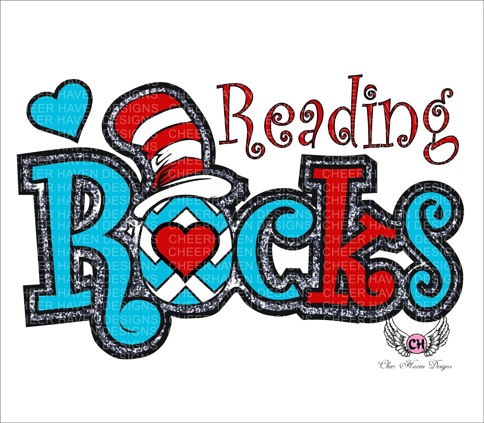 Read - Cat in the Hat - Reading Rocks - Design Download - PNG - JPG ...