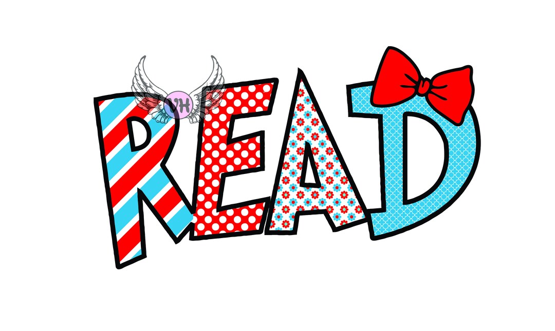 Read - Reading - Read Across America Design Download - PNG - Etsy