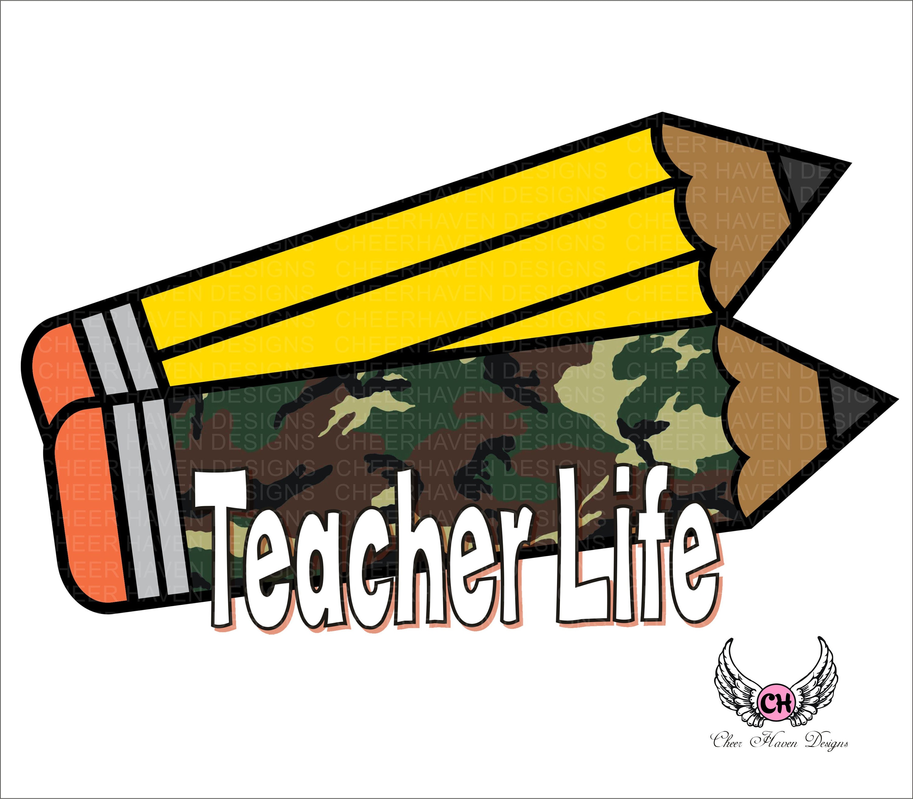 Game on Camouflage Pencil Back to School Camo Boy Girl * Digital ...