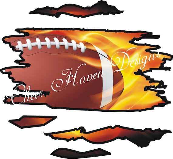 Football Flames Png INSTANT Digital Download Jpg Sublimation - Etsy