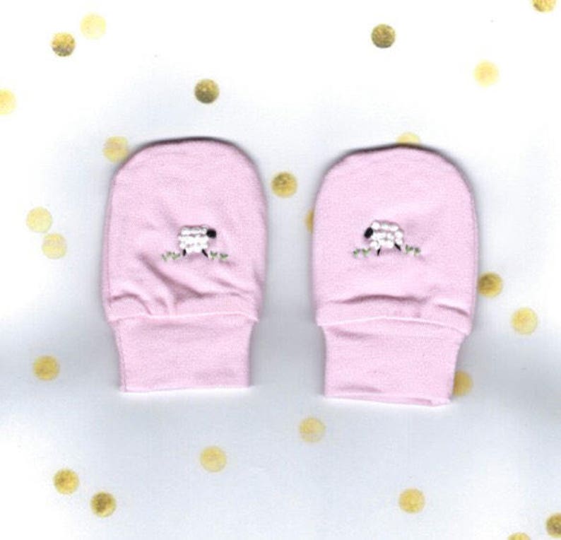 Baby Mittens Baby Girl Mittens Baby Gloves Hospital | Etsy