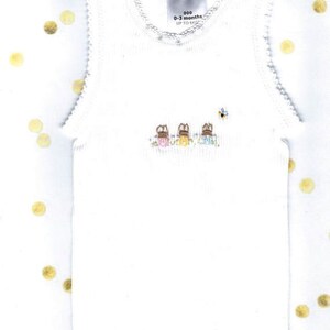 Baby Singlets, Bib and Beanie Set. Baby Sets, Embroidered Clothing ...