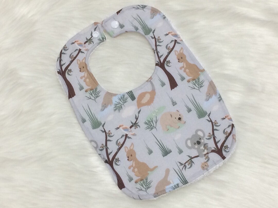 Baby Bib, Koala Bib, Platypus Bib, Wombat Bib, Kangaroo Bib, Emu Bib ...