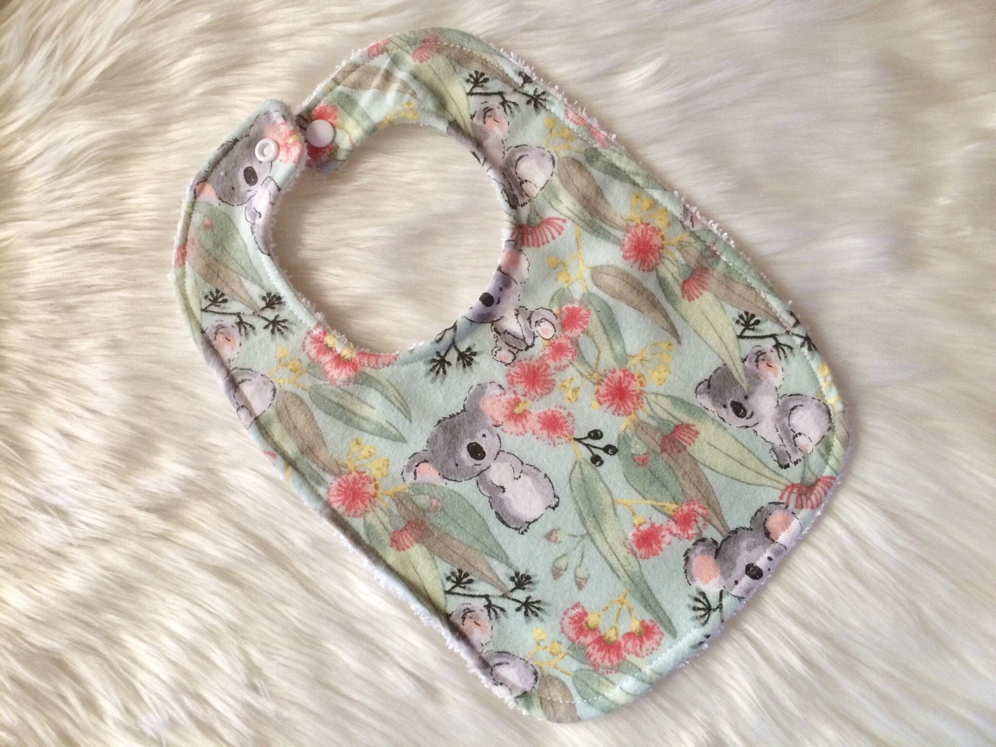 Baby Bib Baby Bibs Australian Nursery Bush Animals Drool - Etsy UK