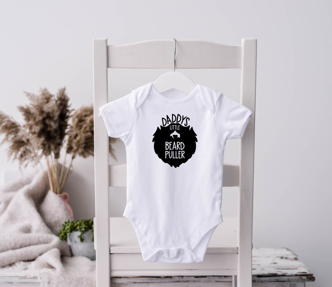 Daddy's Little Beard Puller, Beard Baby Outfit, Beard Baby Shower ...