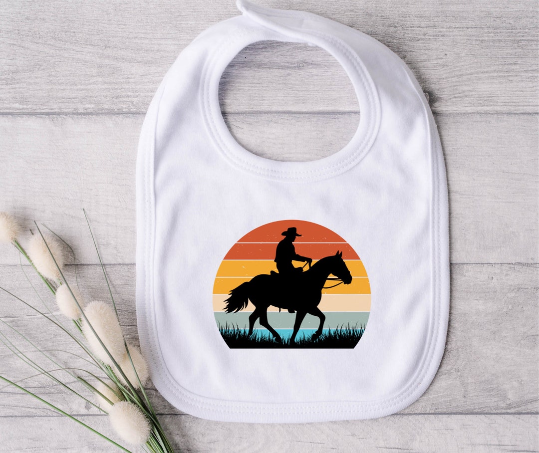 Cowboy Bib, Western Bib, Horse Bib, Western Clothing, Future Cowboy ...