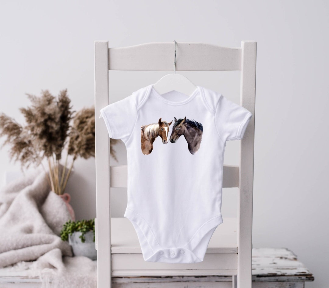 Horse Bodysuit, Horse Romper, Baby Horse Gift, Horse Nursery ...