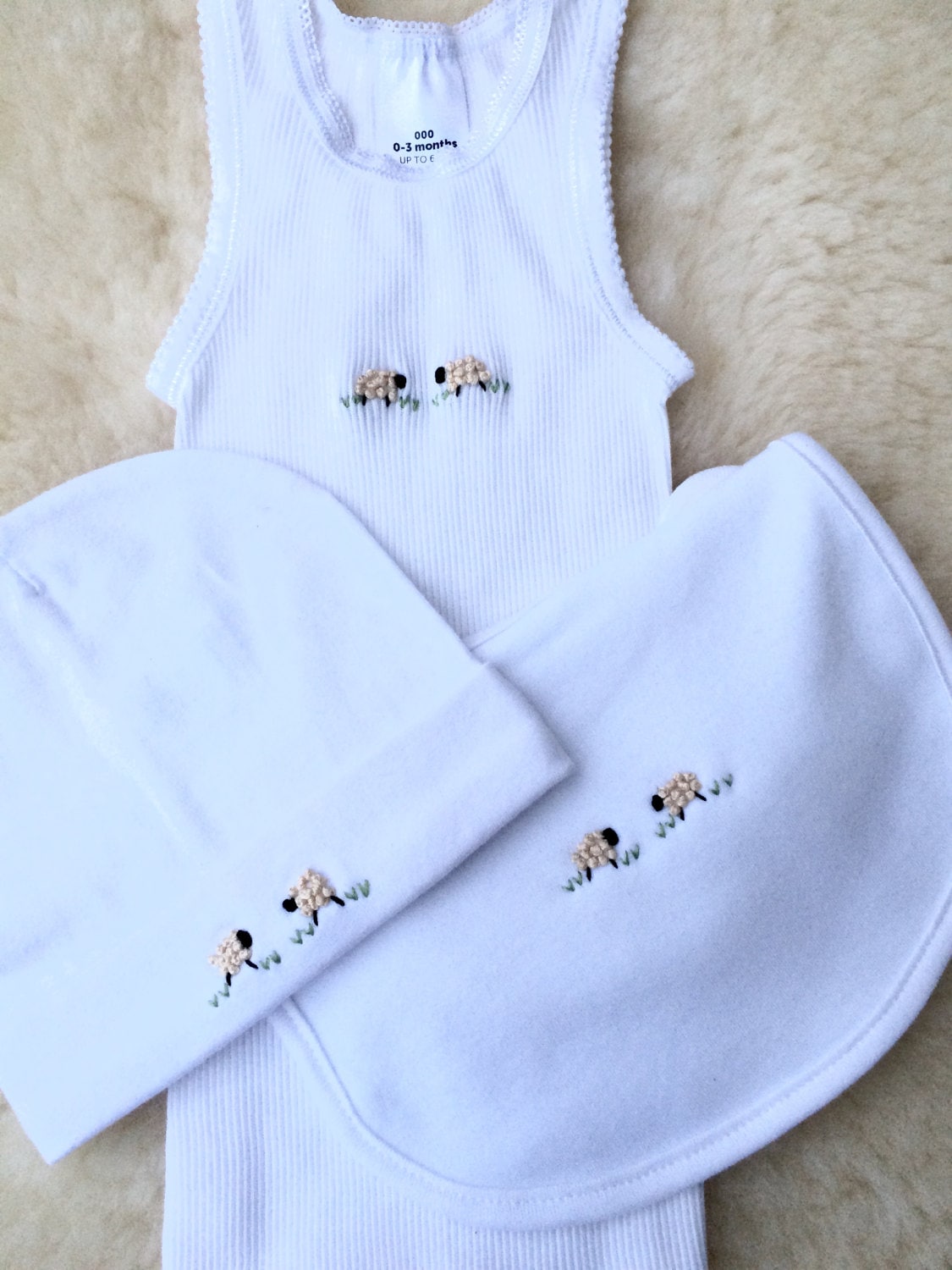 Baby Matching Set, Baby Gift Set, Baby Singlets, Baby Bibs, Baby ...