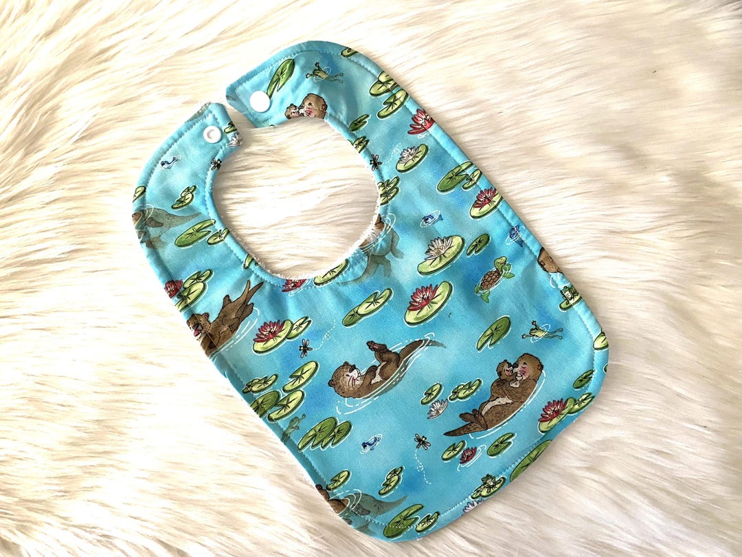 Otter Bib, Otter Lover, Otter Baby Gift, Otter Baby Outfit, Otter ...