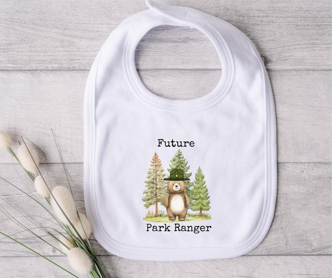 Future Park Ranger, Bear Bib, Baby Hiker, Baby Ranger, Nature Baby ...