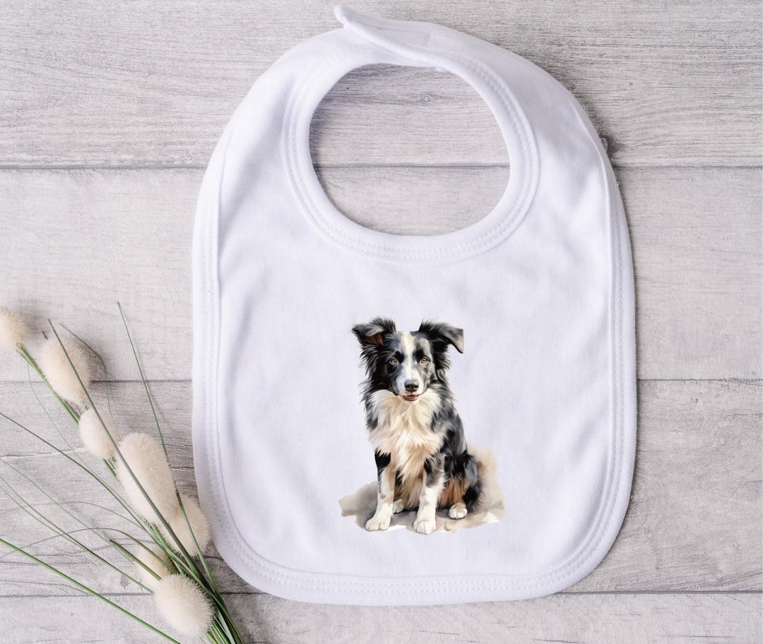 Border Collie Bib, Collie Lover, Border Collie Gift, Working Dog, Farm ...