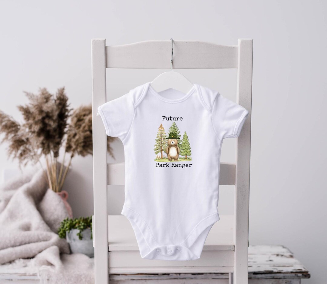 Future Park Ranger, Bear Bodysuit, Baby Hiker, Baby Ranger, Nature Baby ...